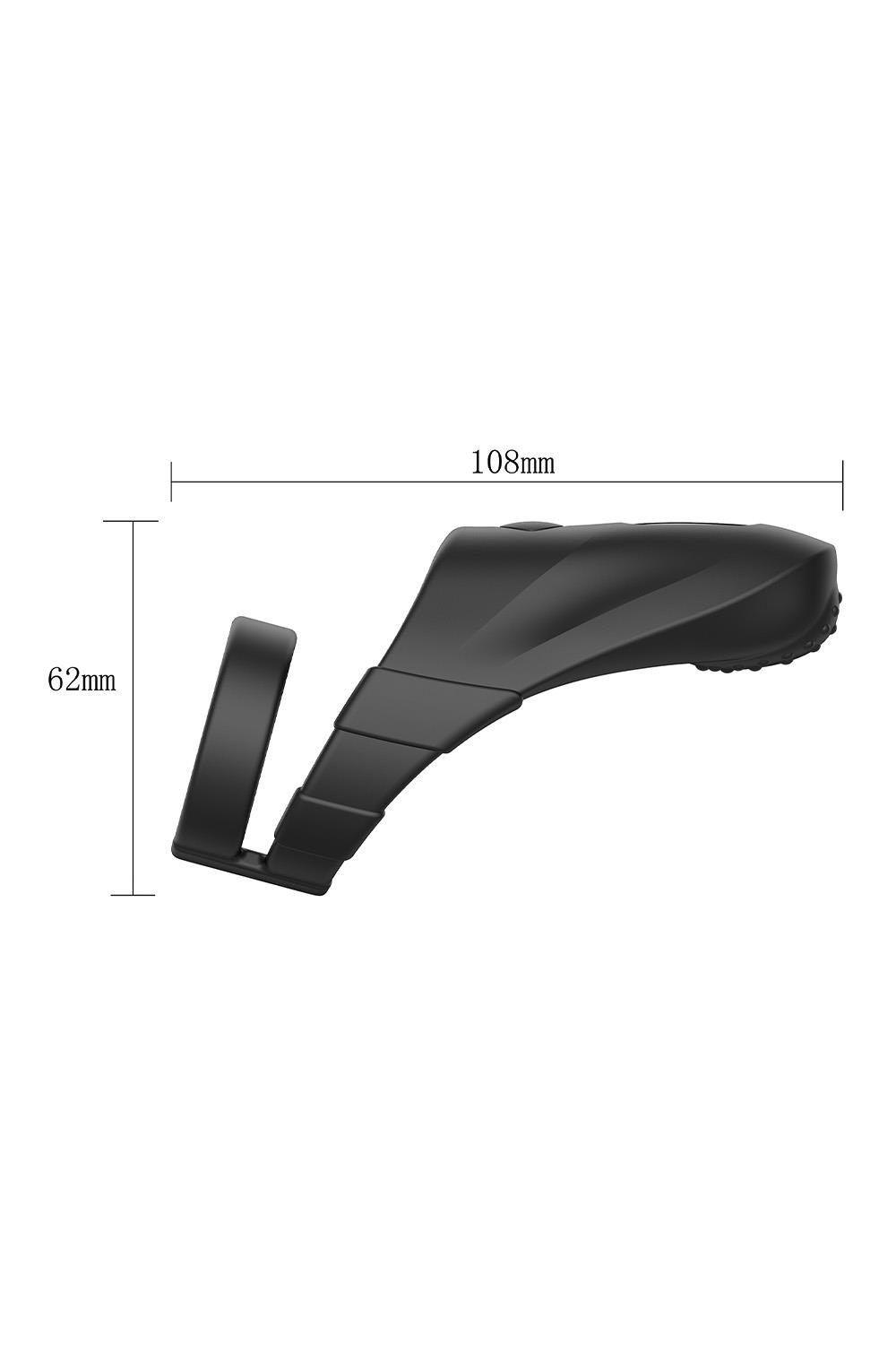 Forto F-48 – Vibrierender Perineum Doppel-C-Ring