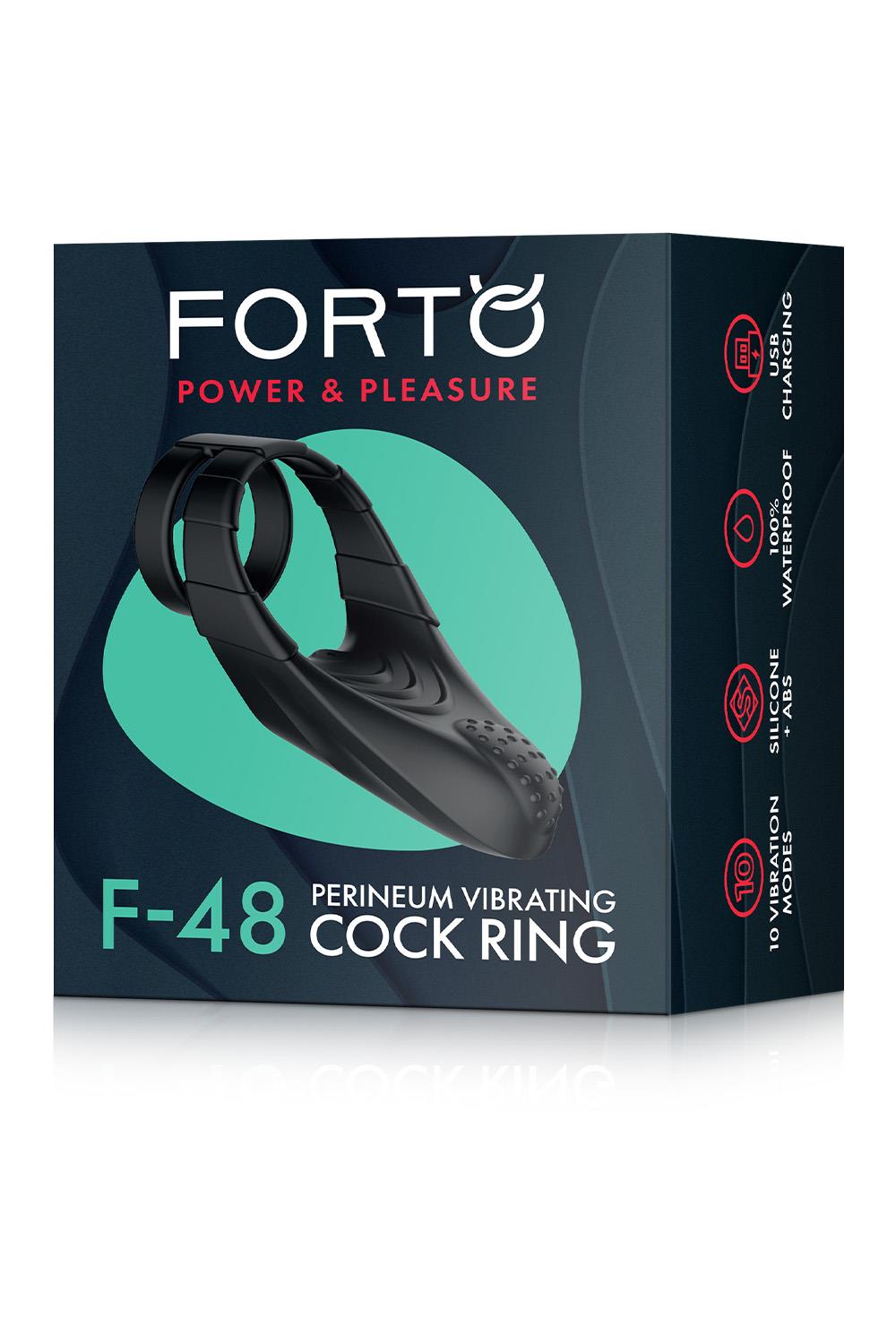 Forto F-48 – Vibrierender Perineum Doppel-C-Ring